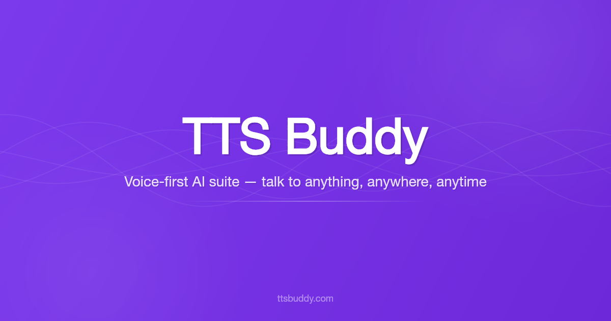 Best AI Voice Tools for Students in 2026 | TTS Buddy Documentation